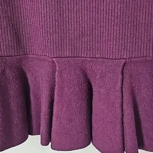 Express | Skirts | Express Eggplant Purple Ruffle Hemline Bodycon ...